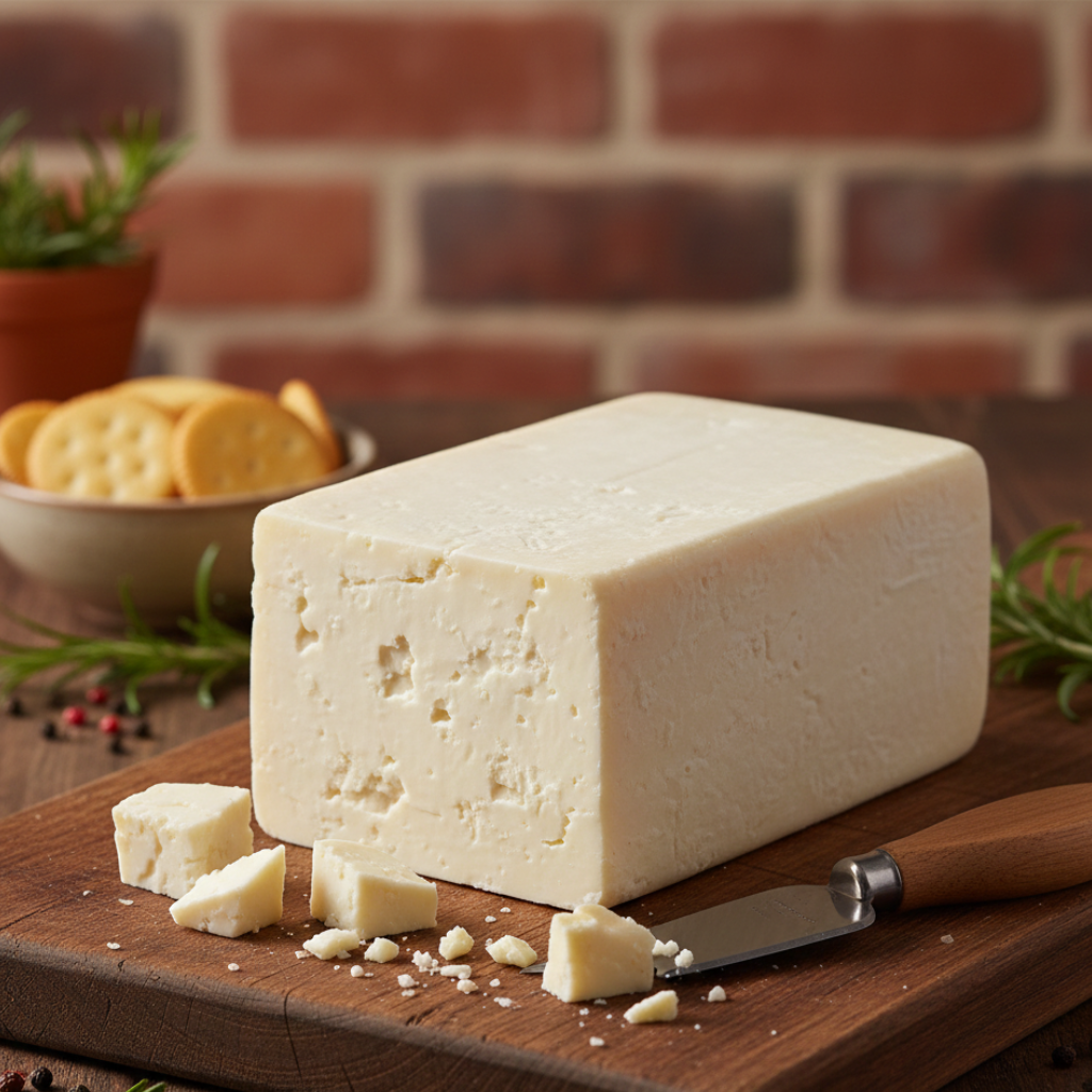 Mishti Gourmet Premium Artisanal Natural Mature White Cheddar Cheese B